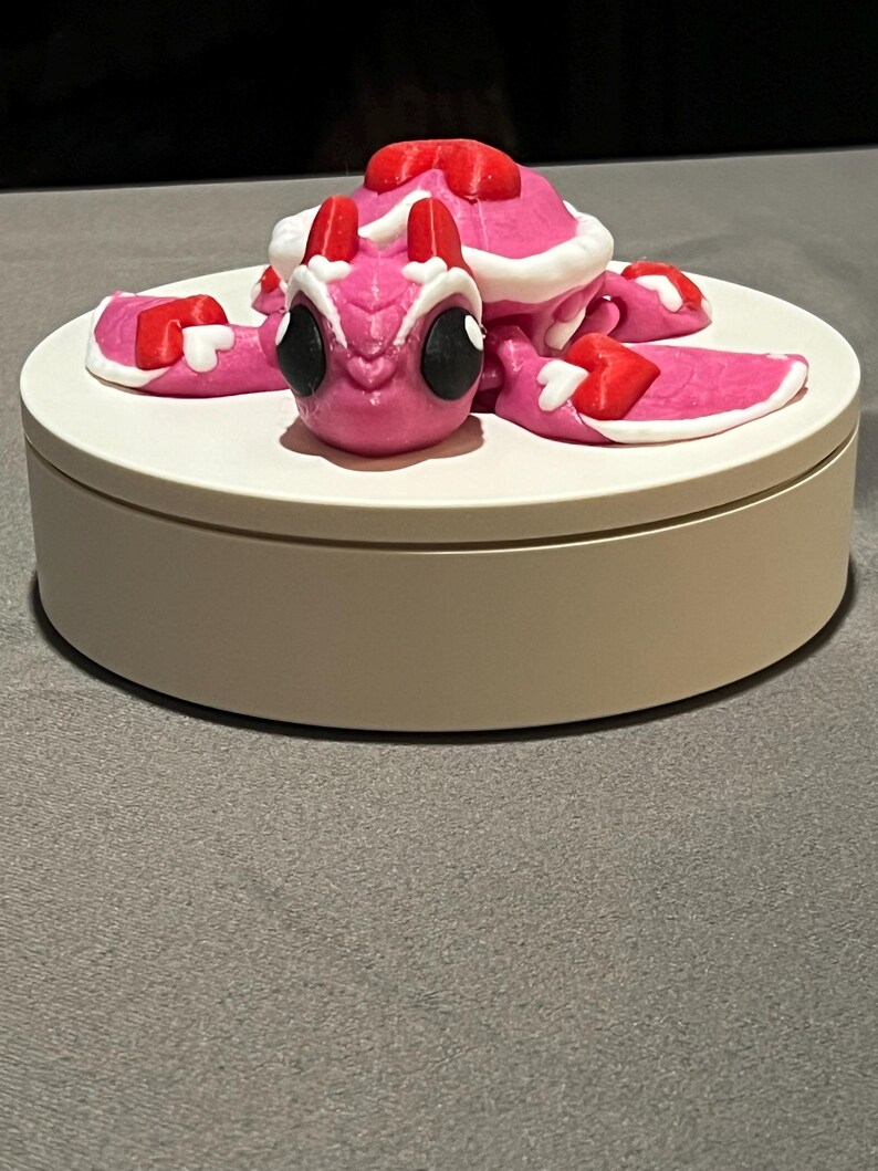 3D Printed Heart Turtle – Articulated Fidget Toy, Valentine's Gift - Etsy