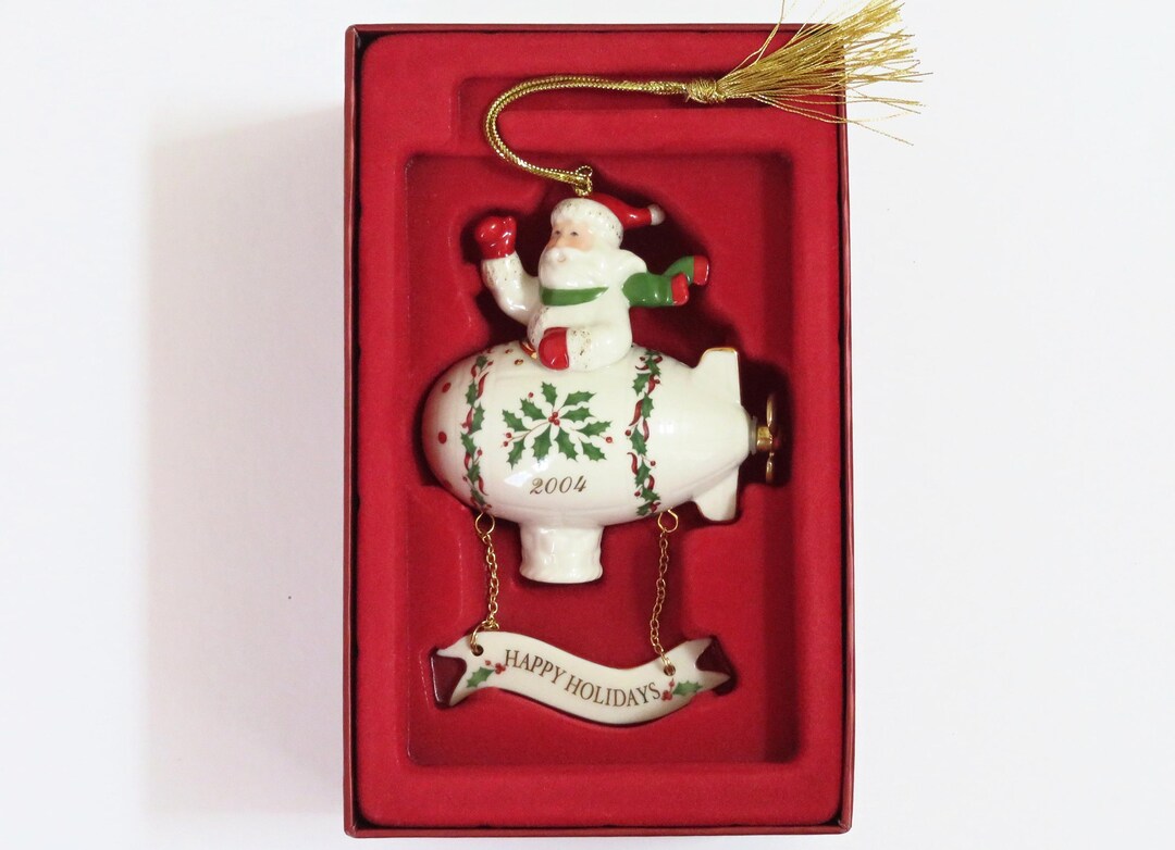Lenox 2004 Annual Holiday Blimp, Holidays Ornament, Fine China ...
