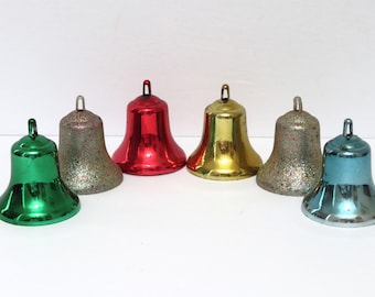 Plastic Christmas Bell Ornaments - Etsy