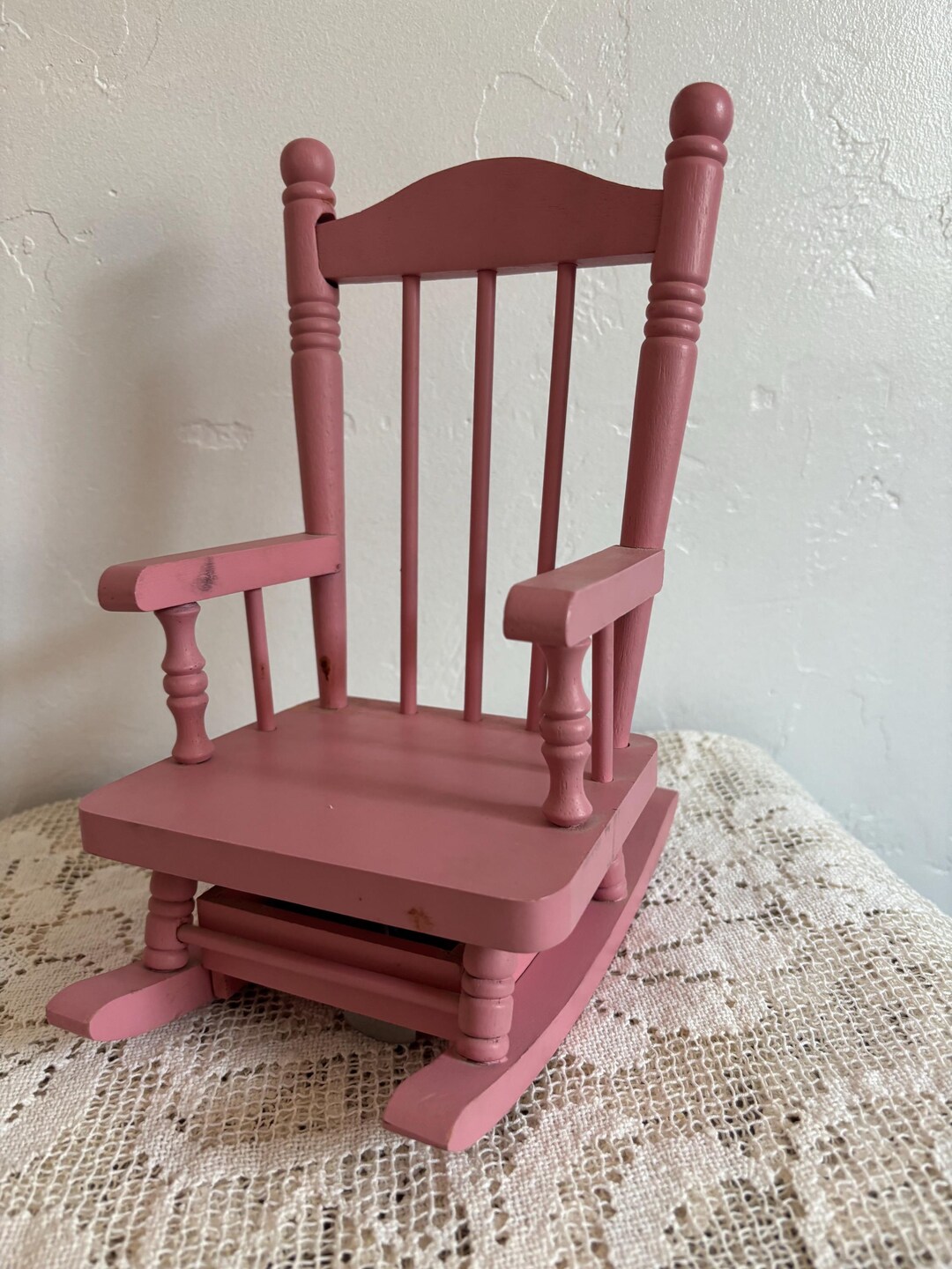 Vintage Musical Rocking Chair Music Box - Etsy