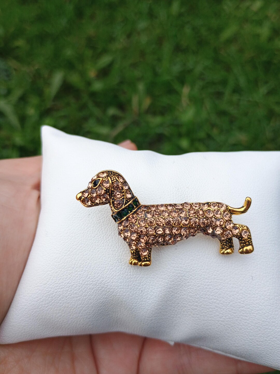 Sausage Dog Brooch Gift Set | Dachshund Broach | Butterfly Iron-on ...