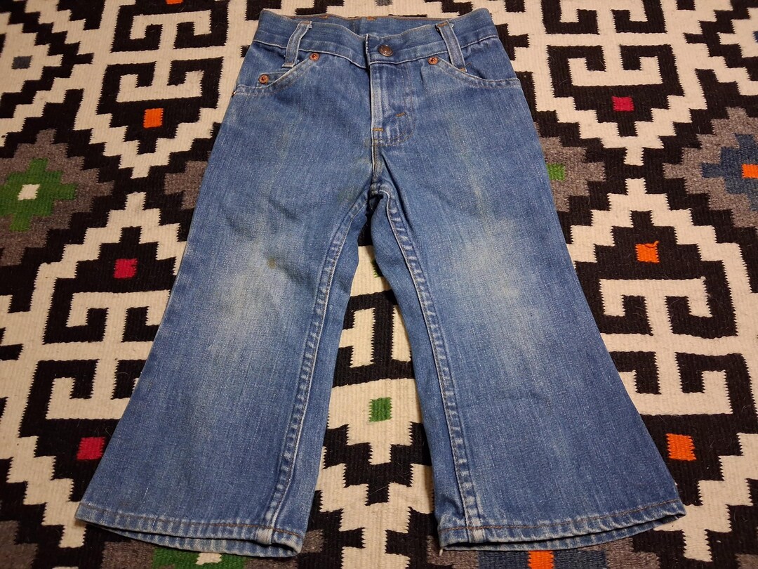 Vintage 1980s Levis Faded Baby Kids Denim Jeans Made in USA 9.5 / 13 - Etsy