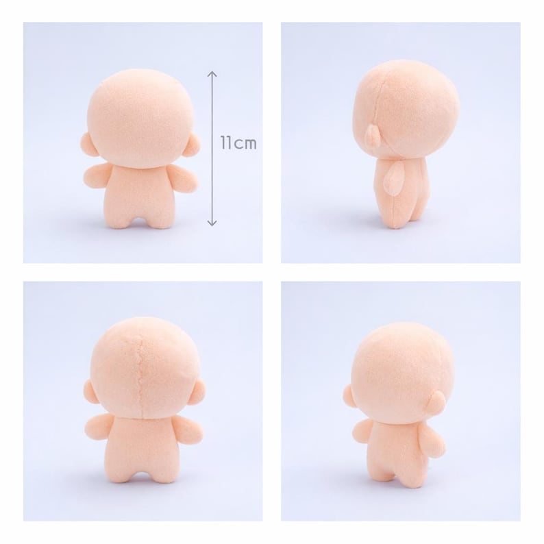 Plush Doll, Sewing Pattern, Nunu-chan, Japanese NUI Doll, Humanoid ...