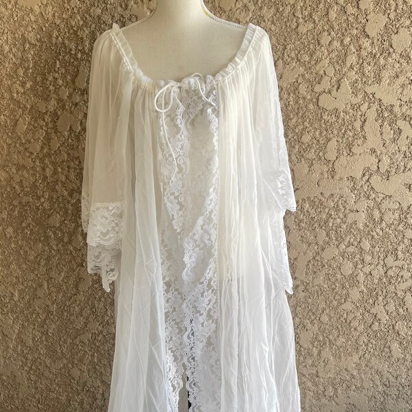 Robe With Lace - Etsy