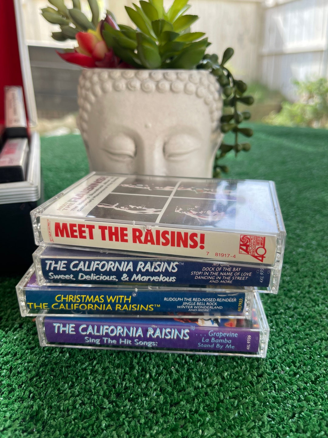 California Raisins Cassette Tape, Set of Four Cassette Tapes - Etsy