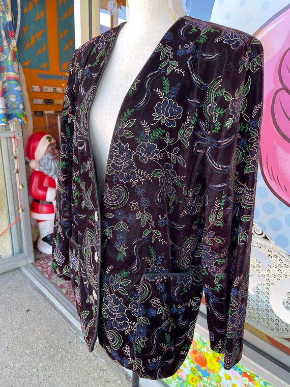 Vintage Tan Jay Velvet Jacket - Gem