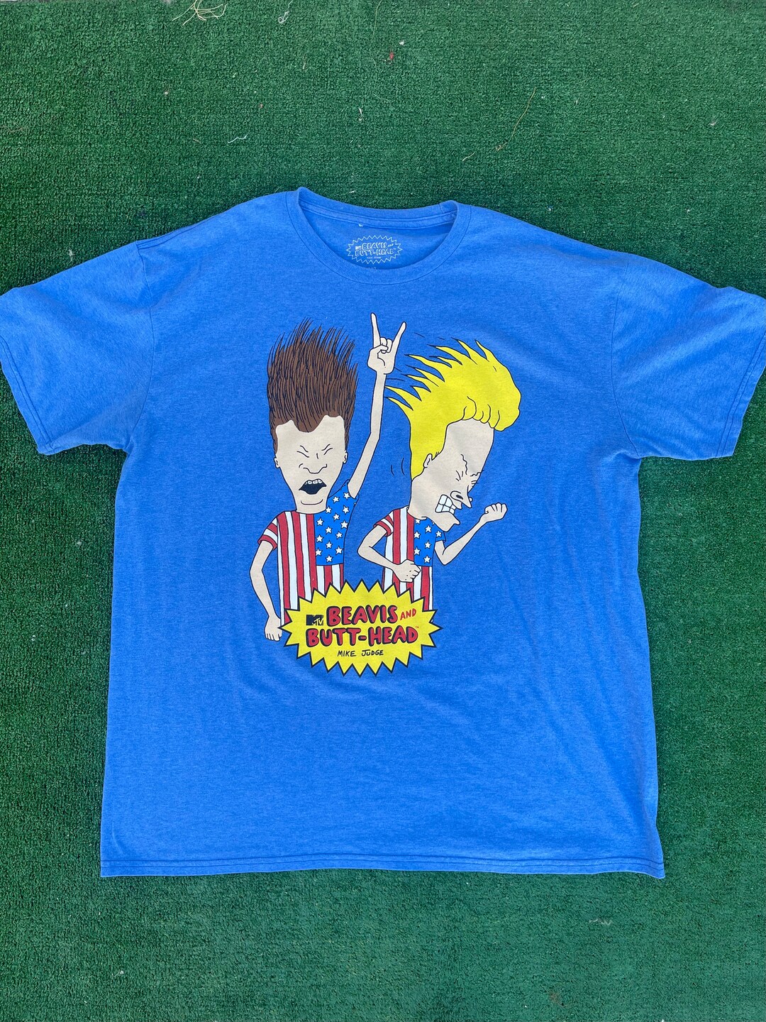 Beavis and Butt-head Blue T-shirt, Unisex Size XL - Etsy
