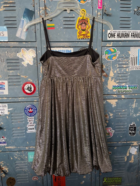 Metallic Gold Tube Top Mini Dress - Gem