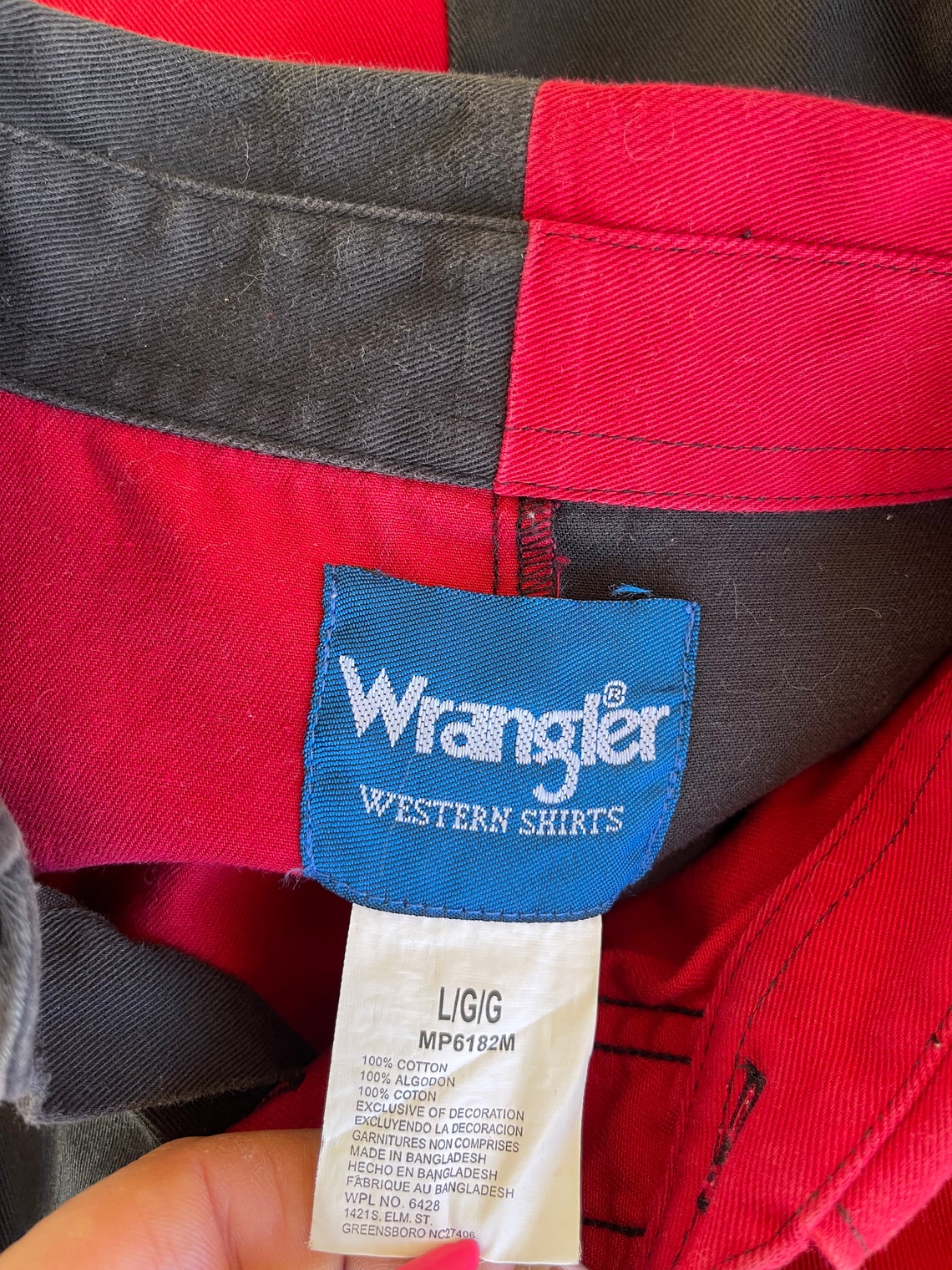 Vintage Dodge Ram Rodeo Series Embroidered Red and Black Long Sleeve ...