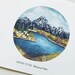 Grand Teton National Park 8x10 Circle Print - Etsy