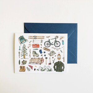 Great Outdoors Greeting Card | Etsy