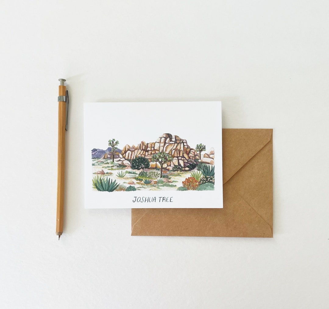 Joshua Tree National Park Greeting Card - Etsy