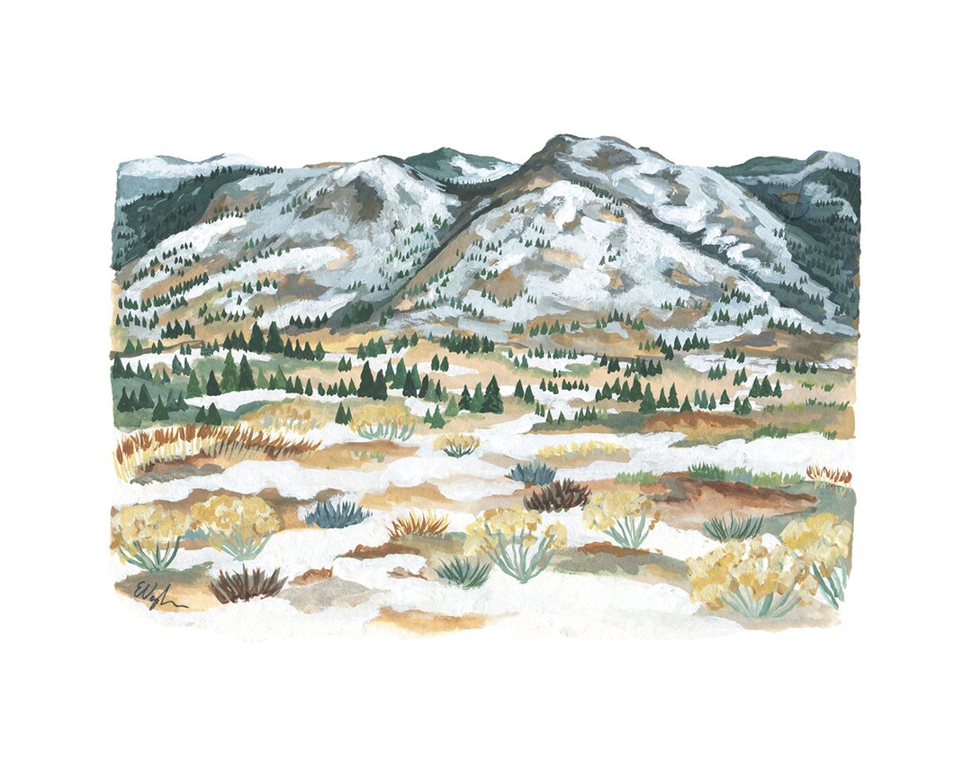 Mountain Landscape 8x10 Print - Etsy