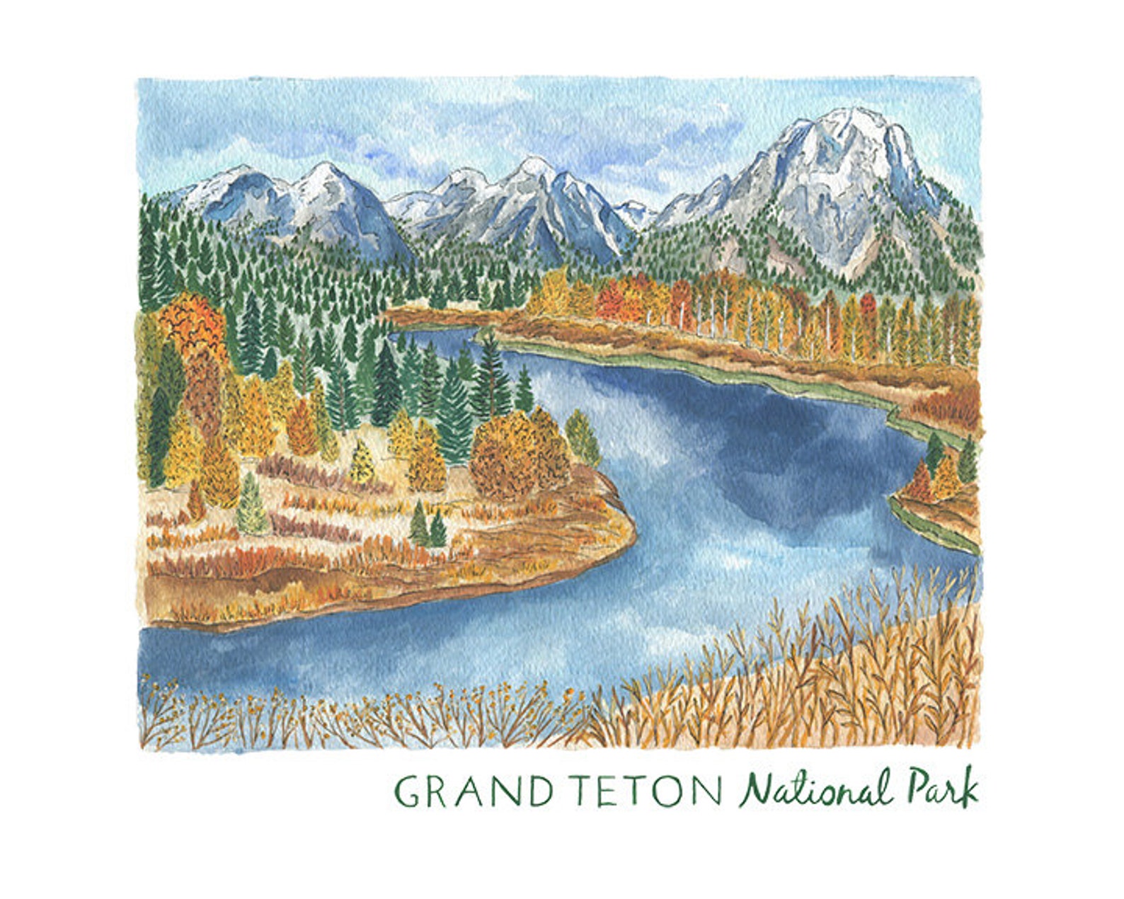 Grand Teton National Park Print - Etsy