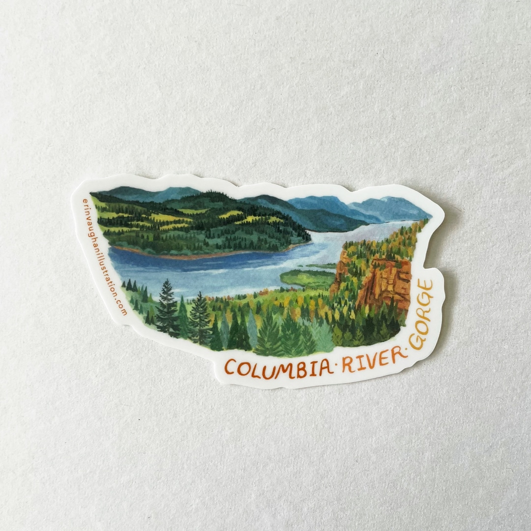 Columbia River Gorge Sticker - Etsy