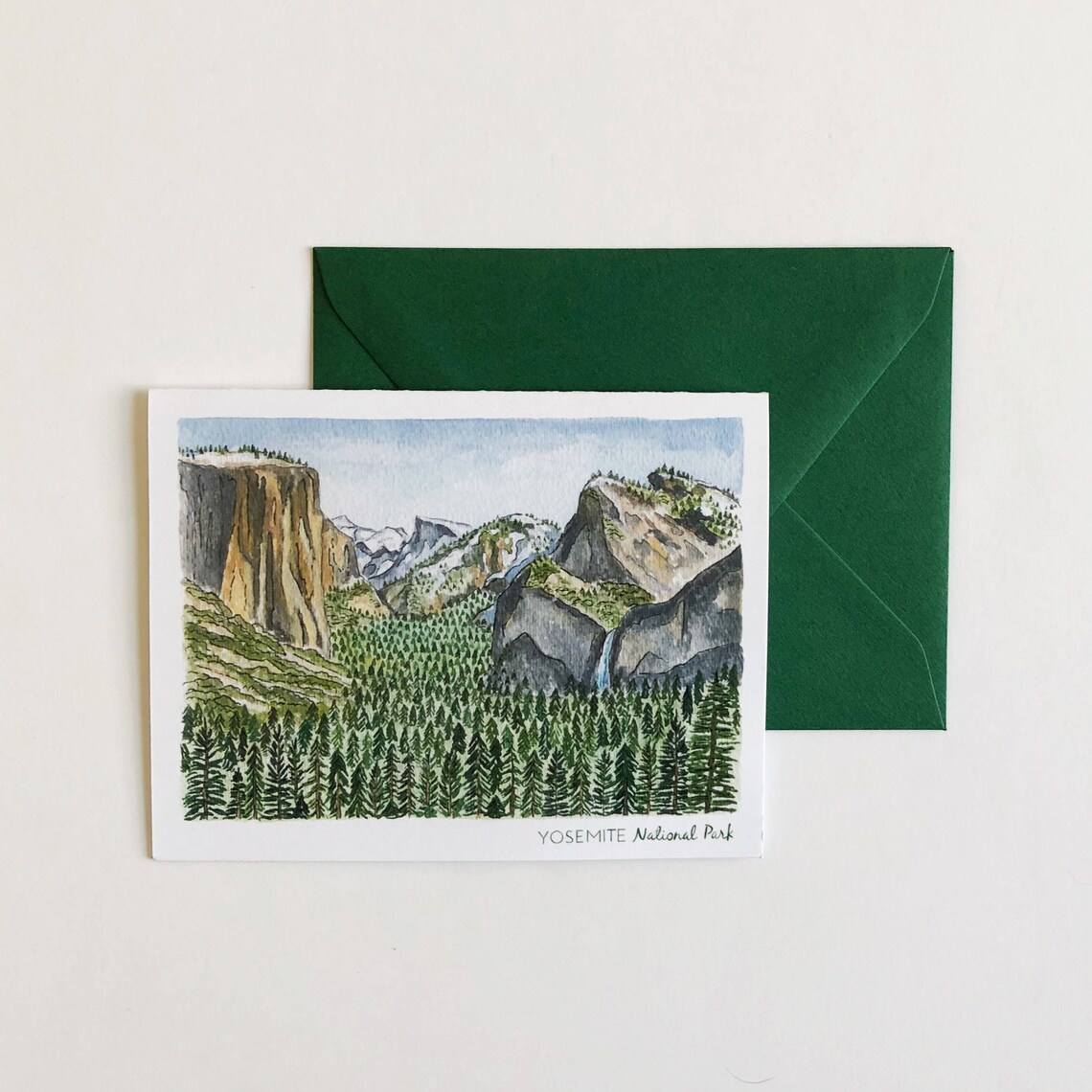 Yosemite Greeting Card - Etsy