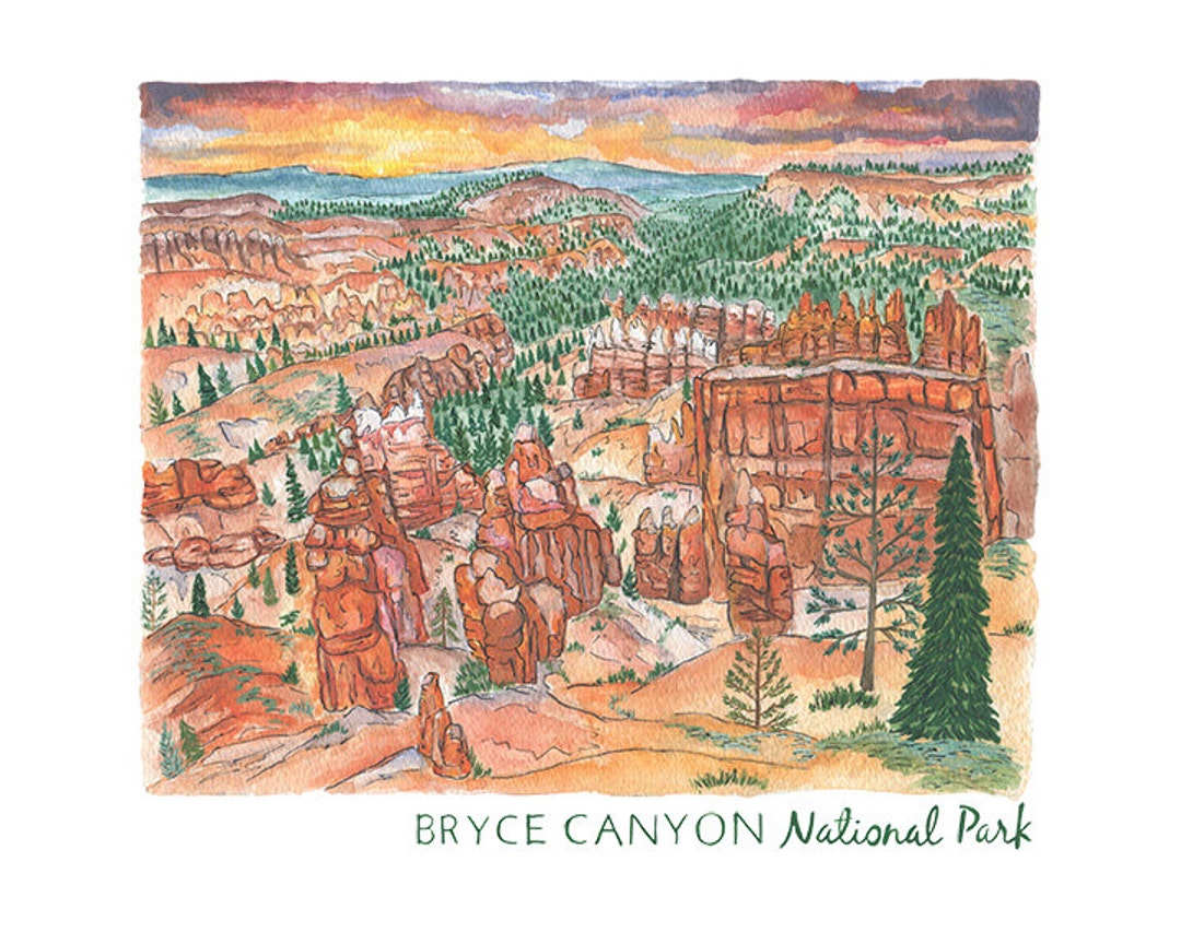 Bryce Canyon National Park Print - Etsy