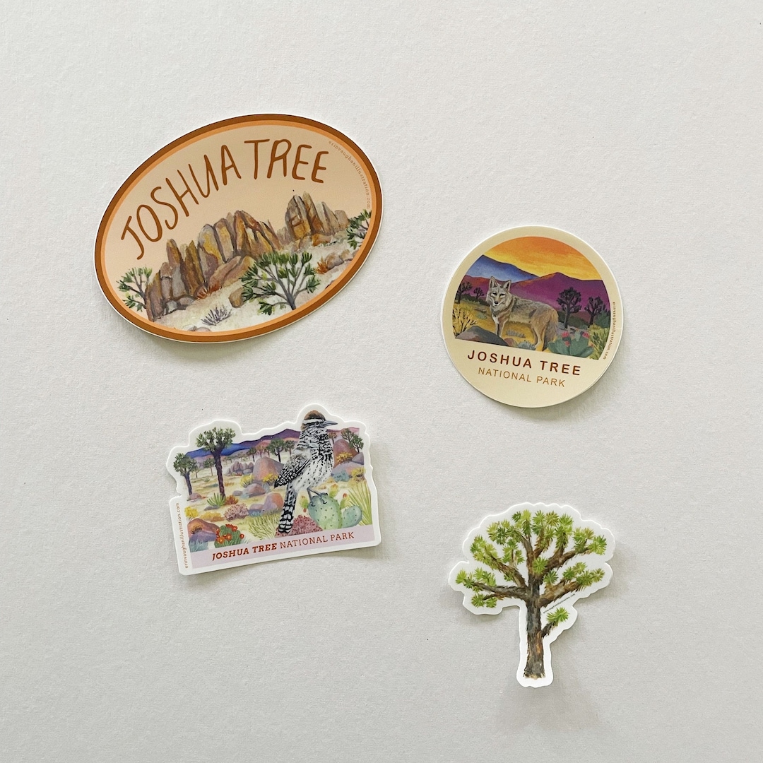 Joshua Tree Sticker Pack (includes 4) - Etsy
