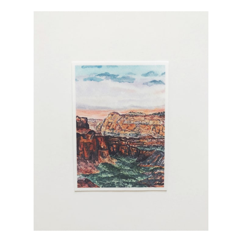 Desert Landscape Sticker - Etsy