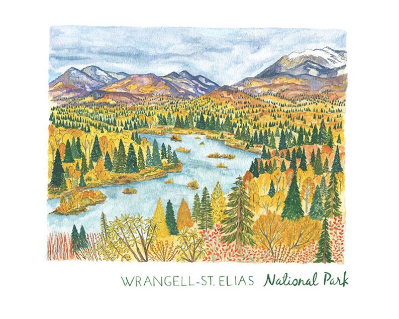 Wrangell St. Elias National Park | Etsy