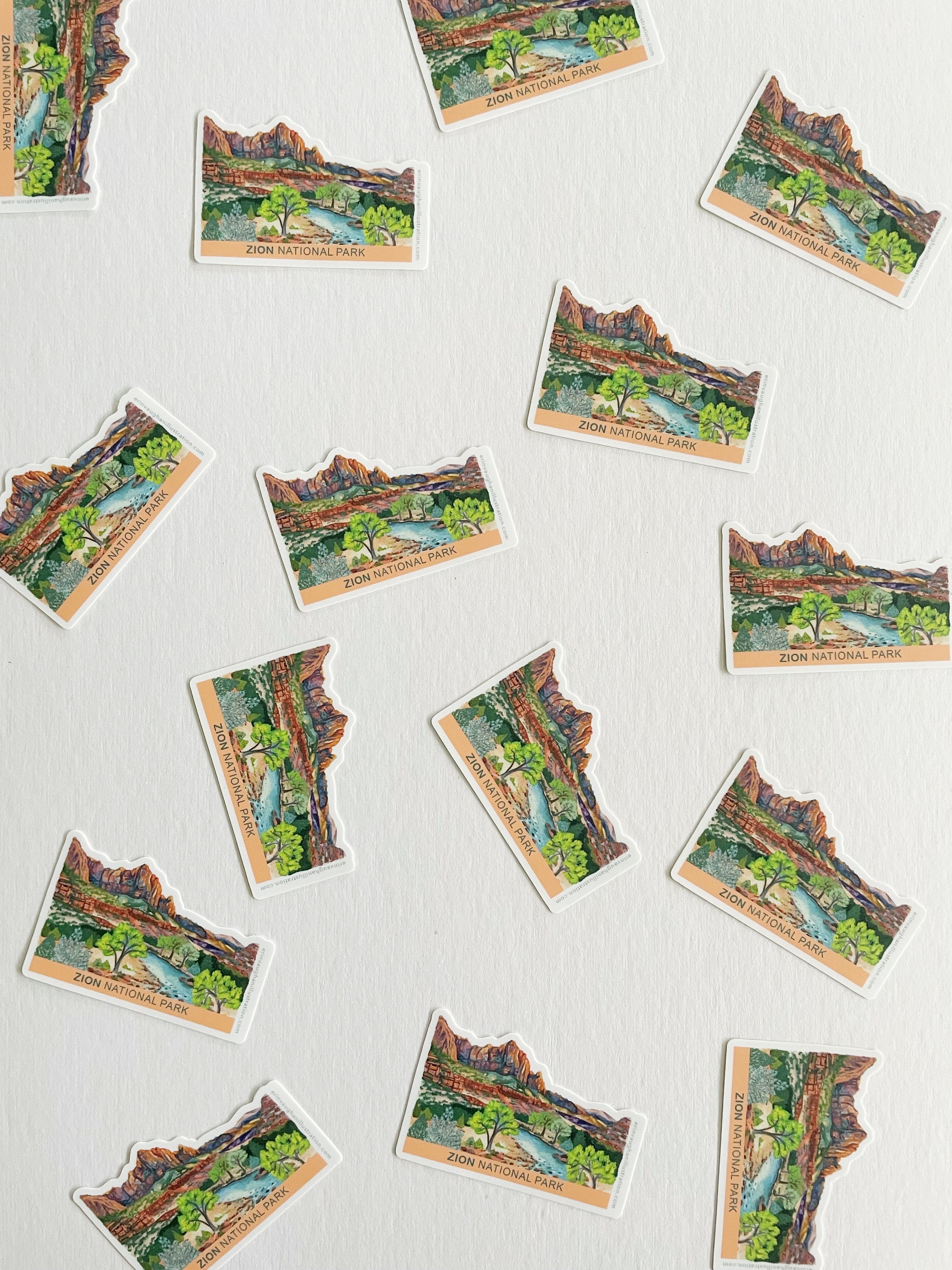 Zion National Park Sticker - Etsy