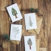 Mini Tree Cards pack of 4 or Singles - Etsy