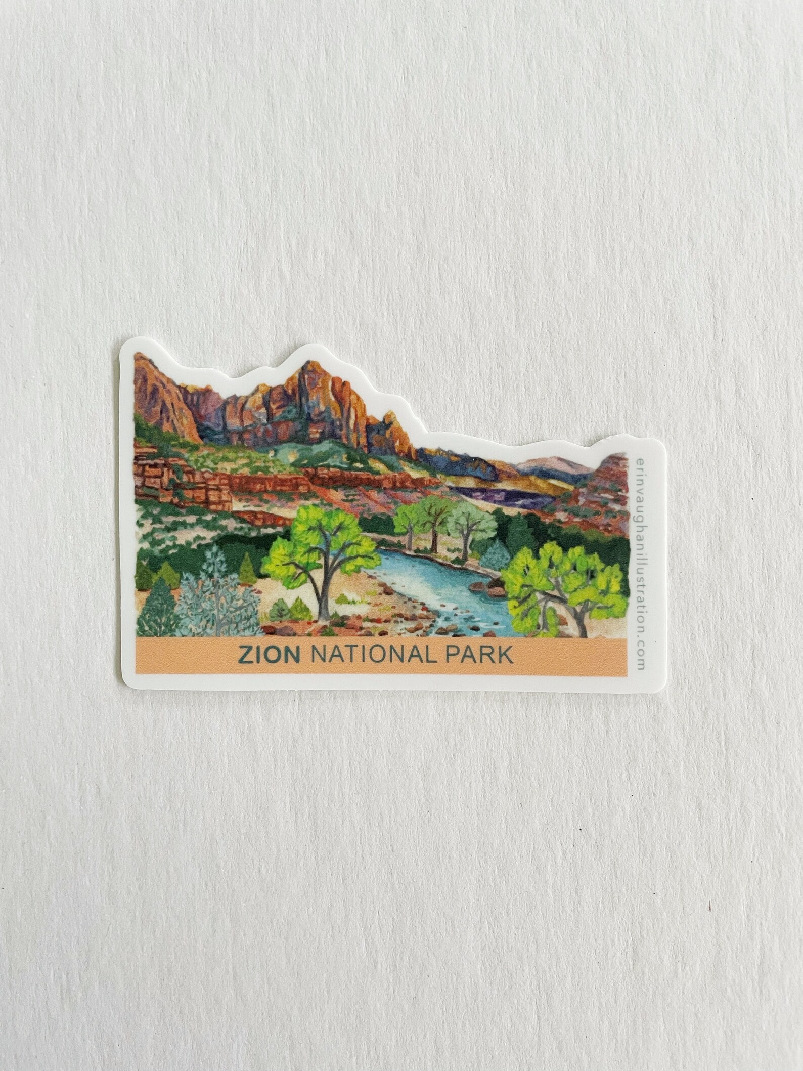 Zion National Park Sticker - Etsy