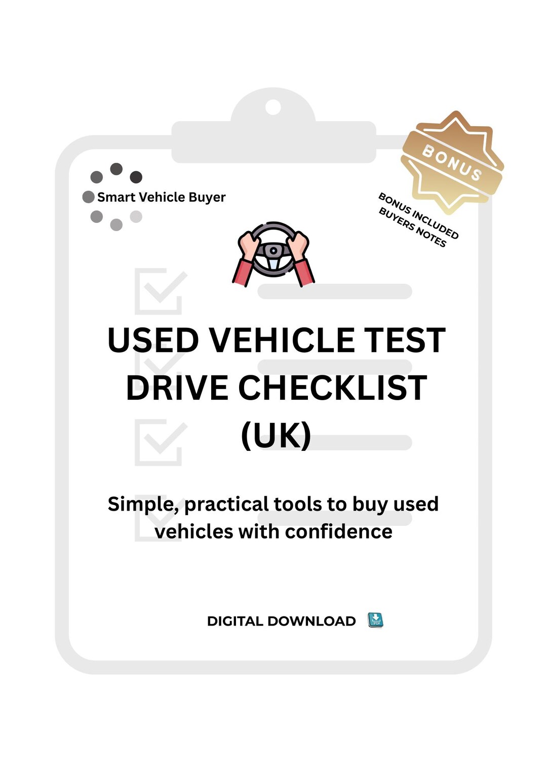 Used Vehicle Test Drive Checklist UK | Car, Van & Motorcycle ...