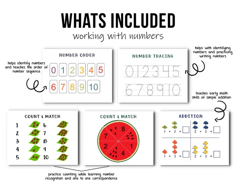Printable Busy Book for Pre-k and Kindergarten, Printables for Kids ...