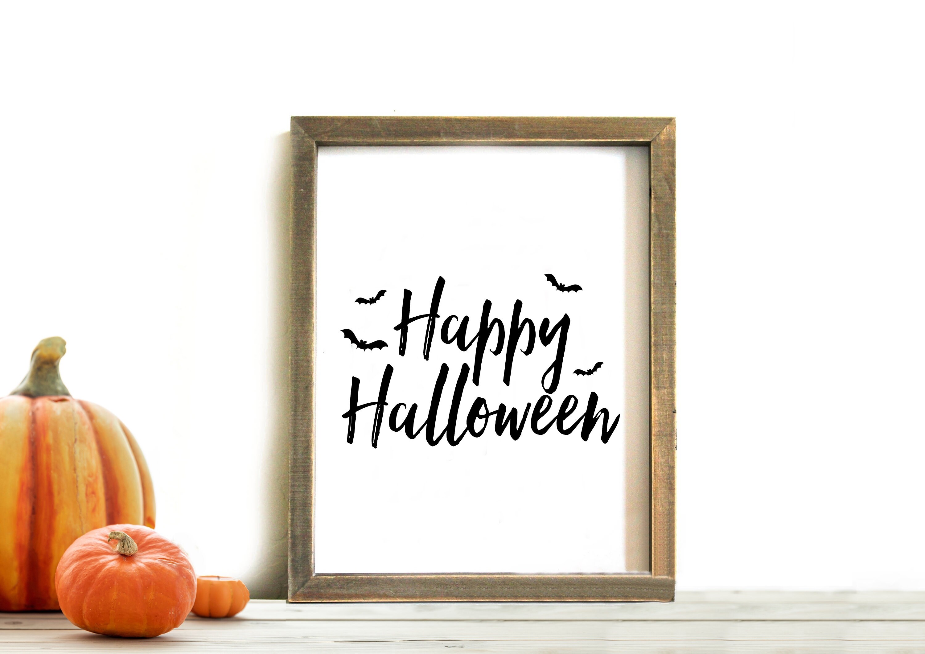Halloween Printable Sign Halloween Wall Art Printable Art | Etsy