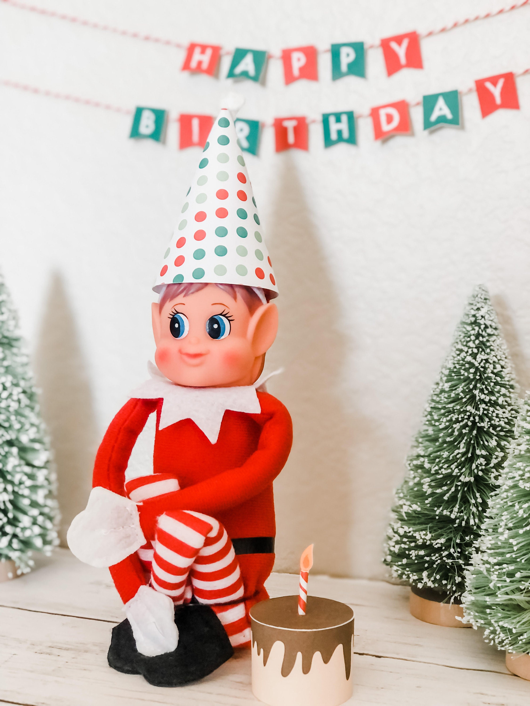 Elf Printable Happy Birthday Kit Printable Elf Props | Etsy Australia