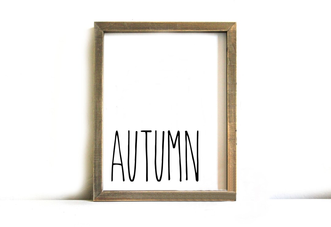 Fall Printable Sign - Fall Wall Art, Printable Art, Autumn, Fall ...