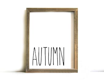Fall Printable Sign Fall Wall Art, Printable Art, Autumn, Fall ...