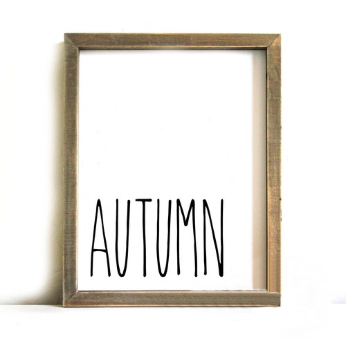 Fall Printable Sign Fall Wall Art Printable Art Autumn - Etsy