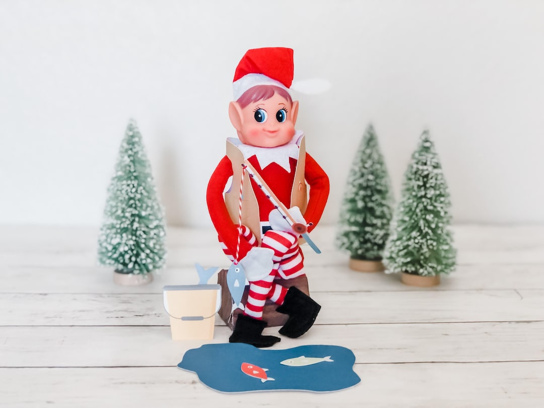 Elf Printable Fishing Kit - Printable Elf Props, Printable Elf ...
