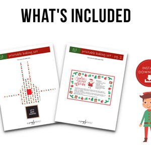 Elf Printable Cookie Set - Printable Elf Props, Printable Elf ...