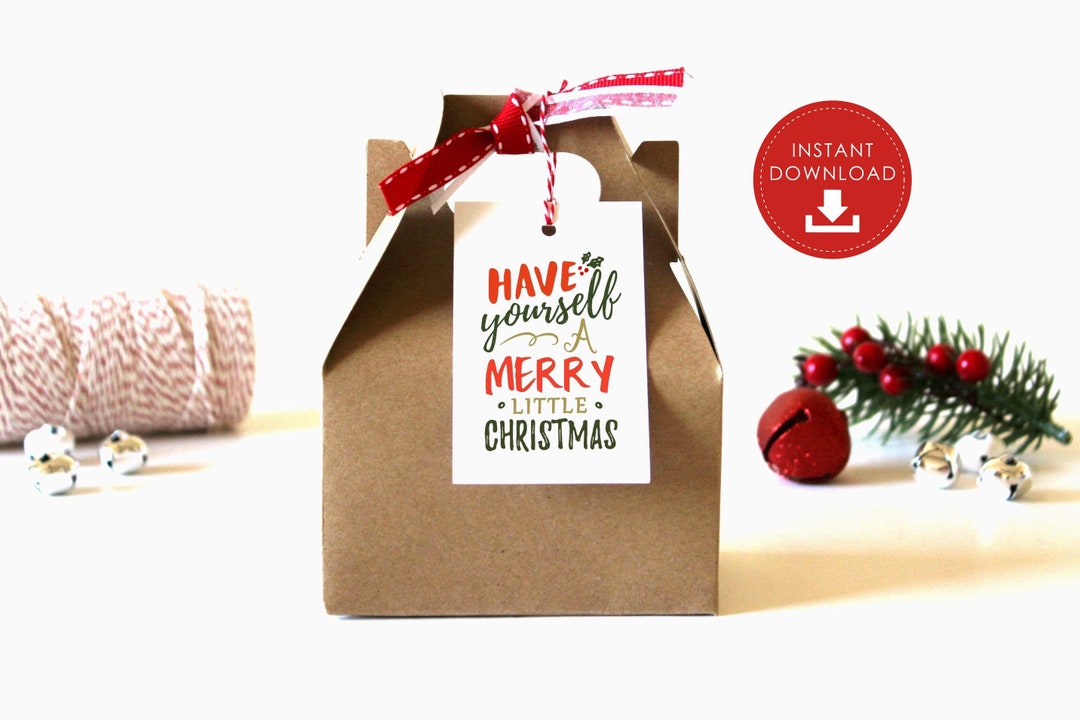 Printable Christmas Gift Tags - Christmas Tags, Gift Tags, Holiday Gift ...