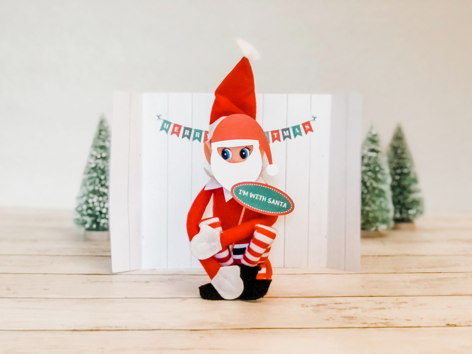 Elf Printable Photo Booth Set Printable Elf Props Printable - Etsy