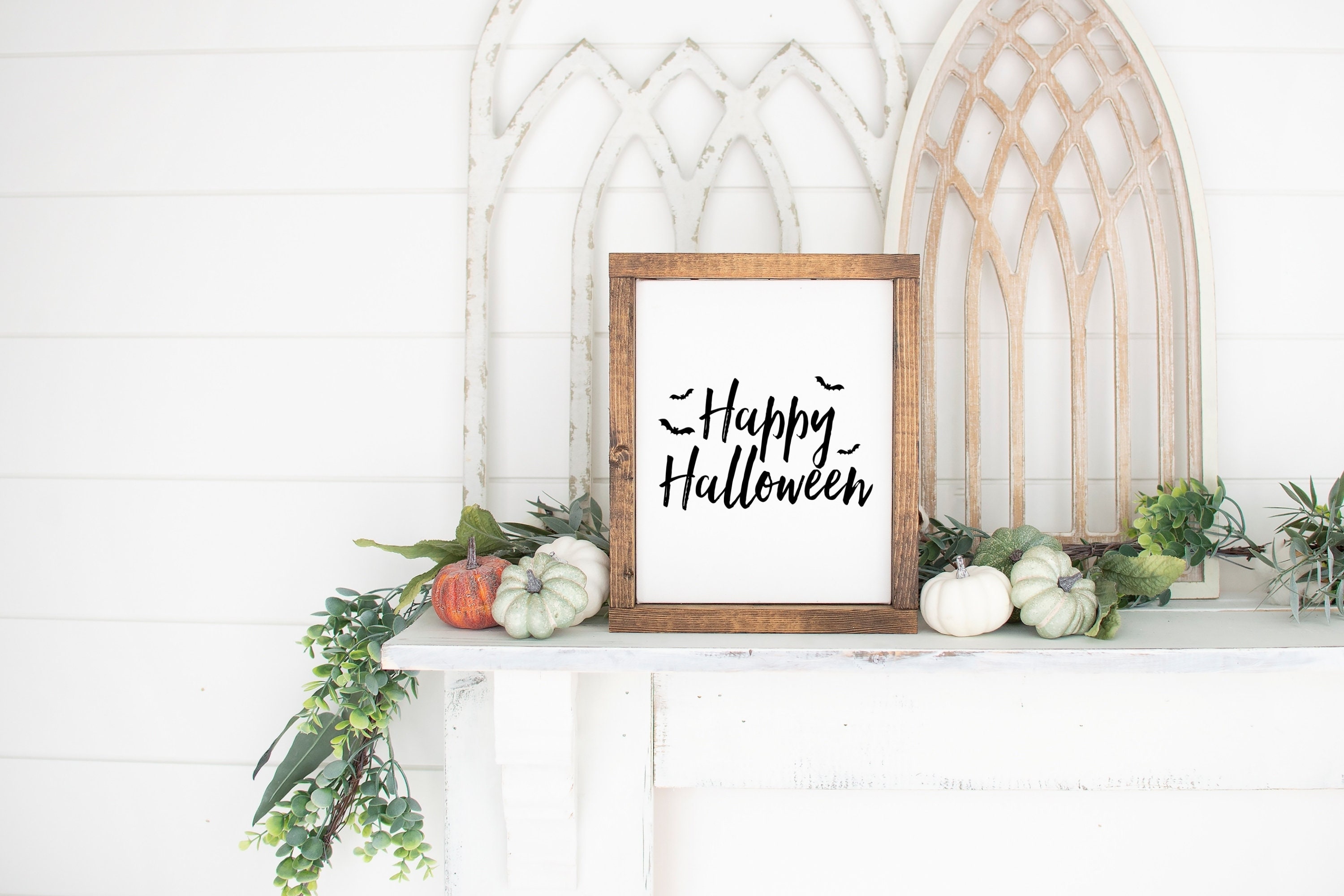 Halloween Printable Sign Halloween Wall Art Printable Art | Etsy