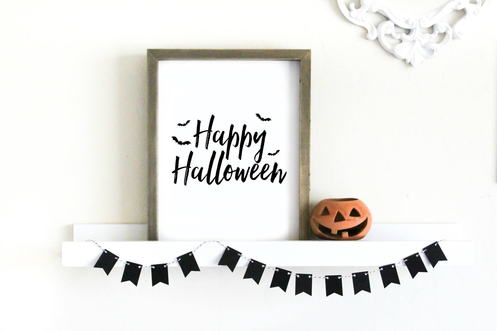 Halloween Printable Sign Halloween Wall Art Printable Art - Etsy