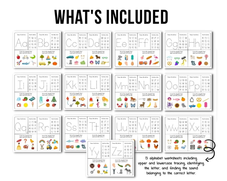 Printable Busy Book for Pre-k and Kindergarten Printables for | Etsy