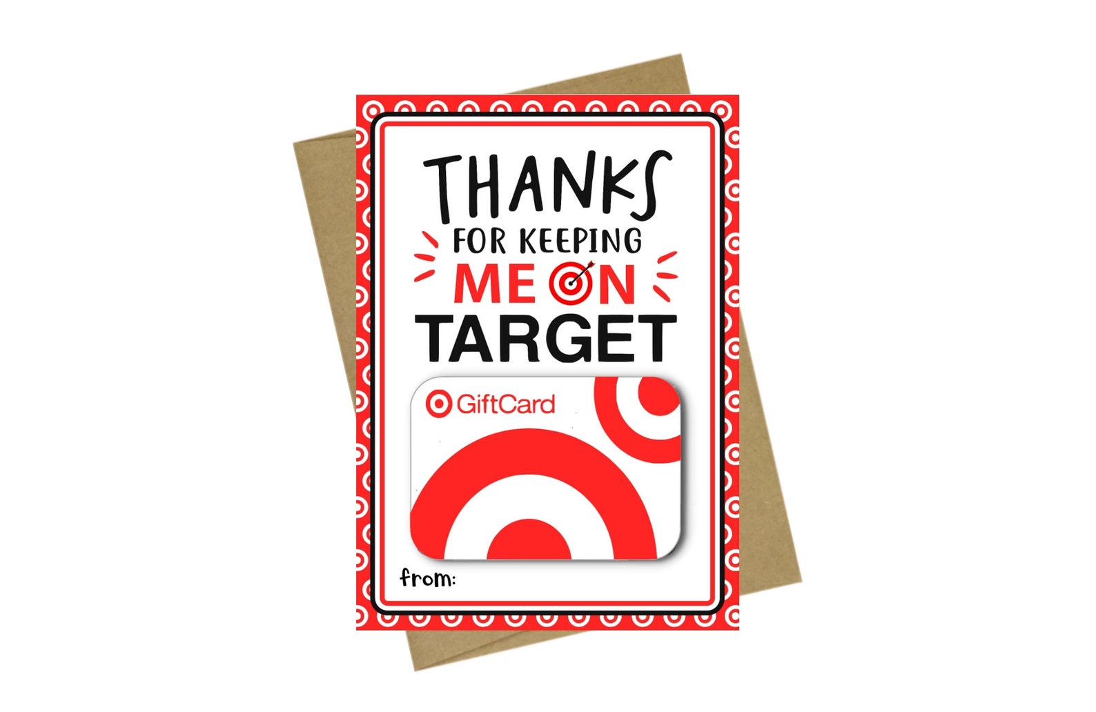 Printable Thank You Gift Card Holder Printable Thank You - Etsy