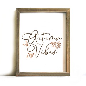 Fall Printable Sign - Fall Wall Art, Printable Art, Autumn, Fall ...