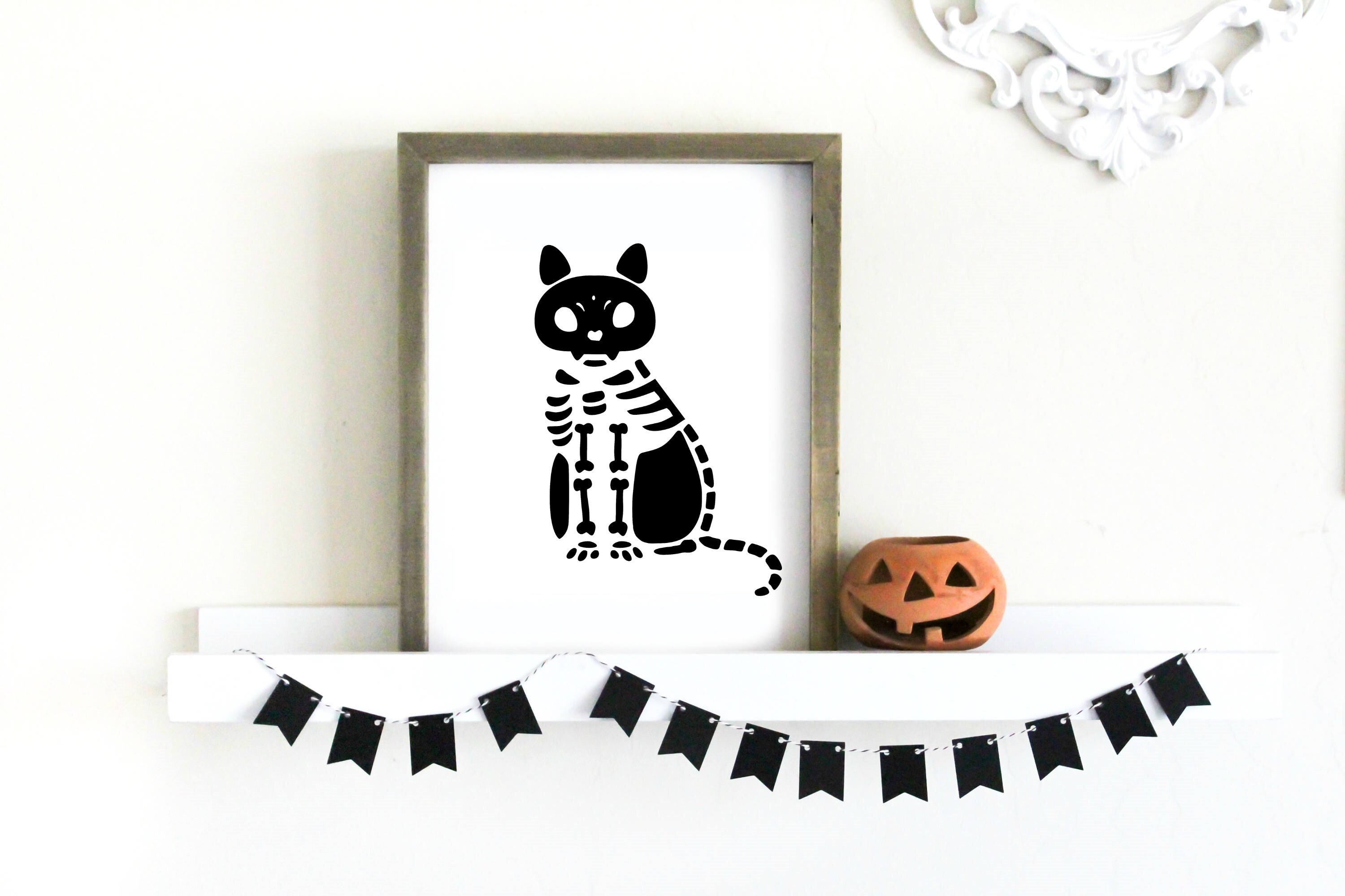 Halloween Printable Sign Halloween Wall Art Printable Art | Etsy