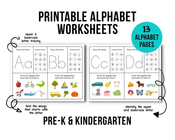 Printable Busy Book for Pre-k and Kindergarten Printables for | Etsy