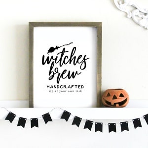 Halloween Printable Sign - Halloween Wall Art, Printable Art, Halloween ...