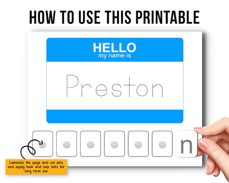 Printable Busy Book Personalized Name Tracing, Printables for Kids ...