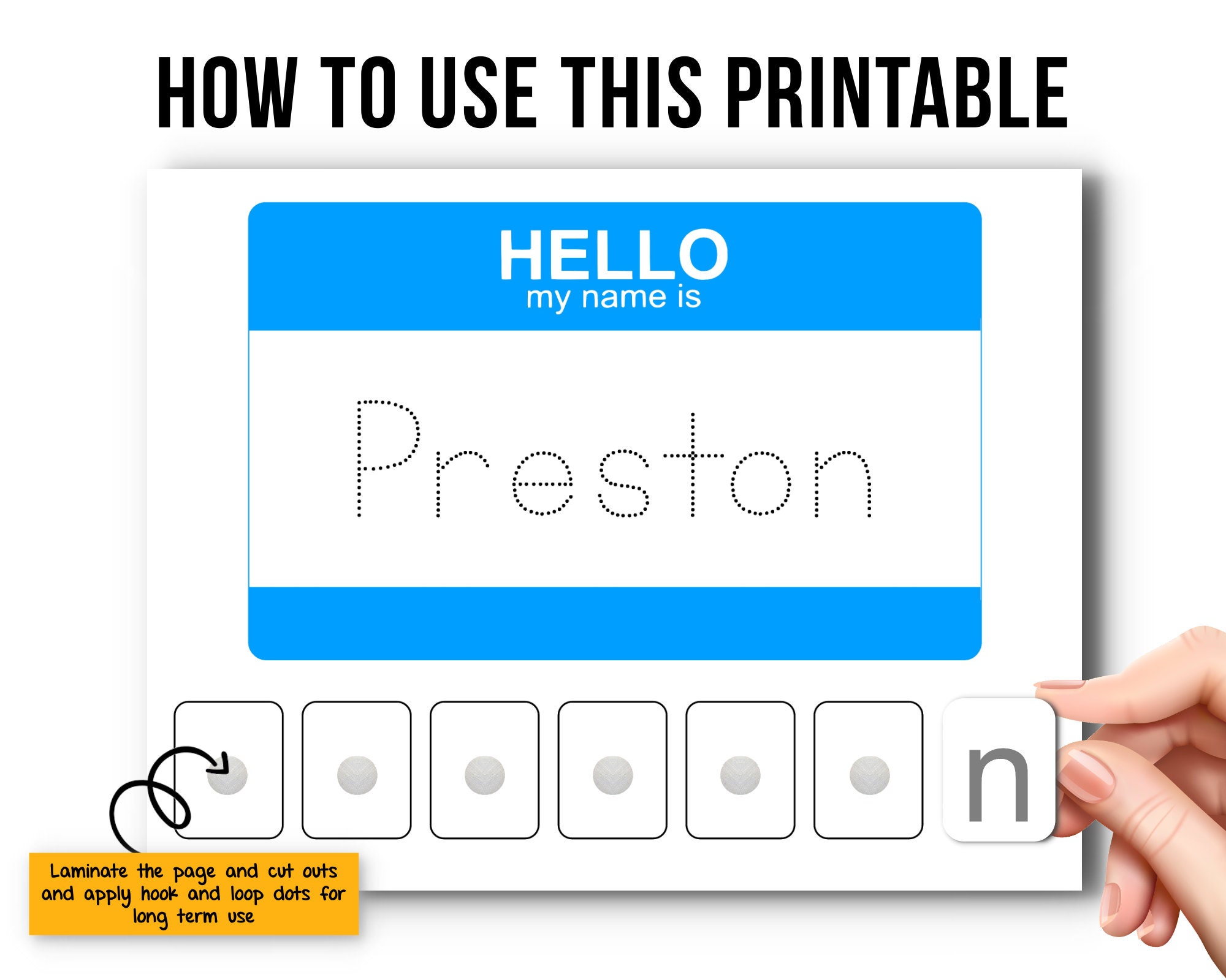 Printable Busy Book Personalized Name Tracing, Printables for Kids ...