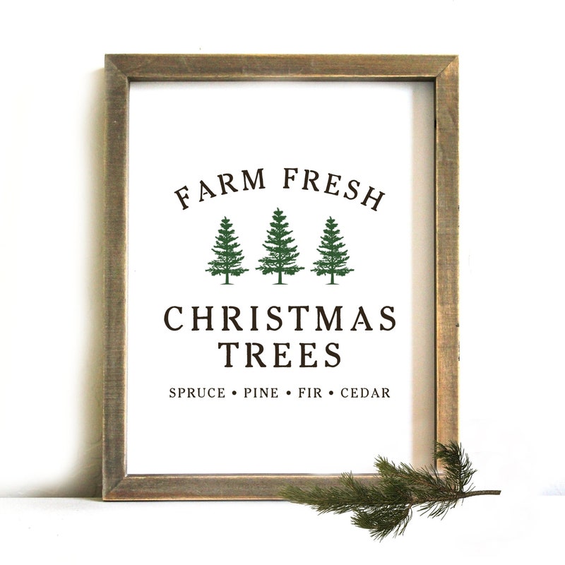 Tree Farm Sign - Etsy