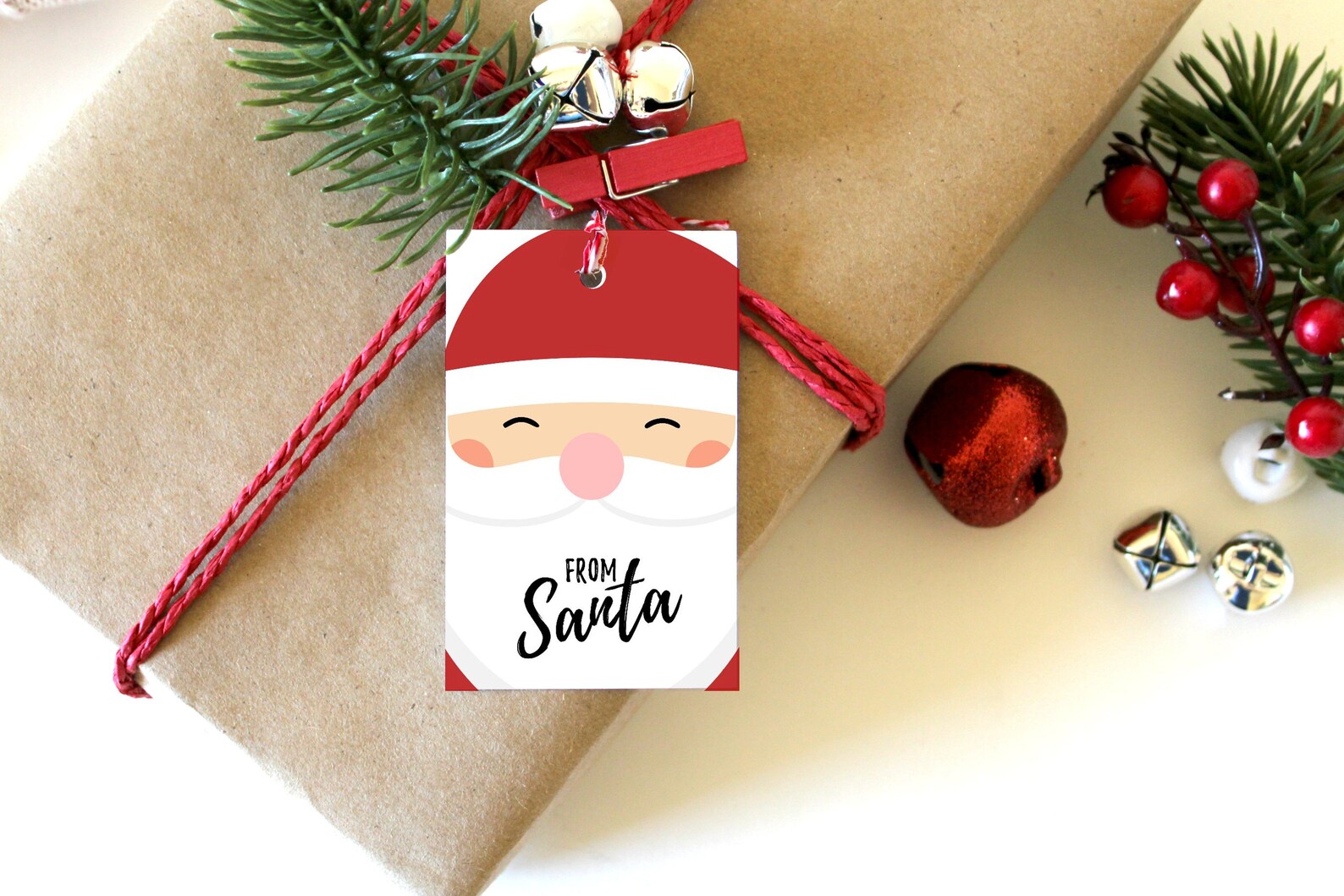 Printable From Santa Christmas Gift Tags Printable Christmas | Etsy
